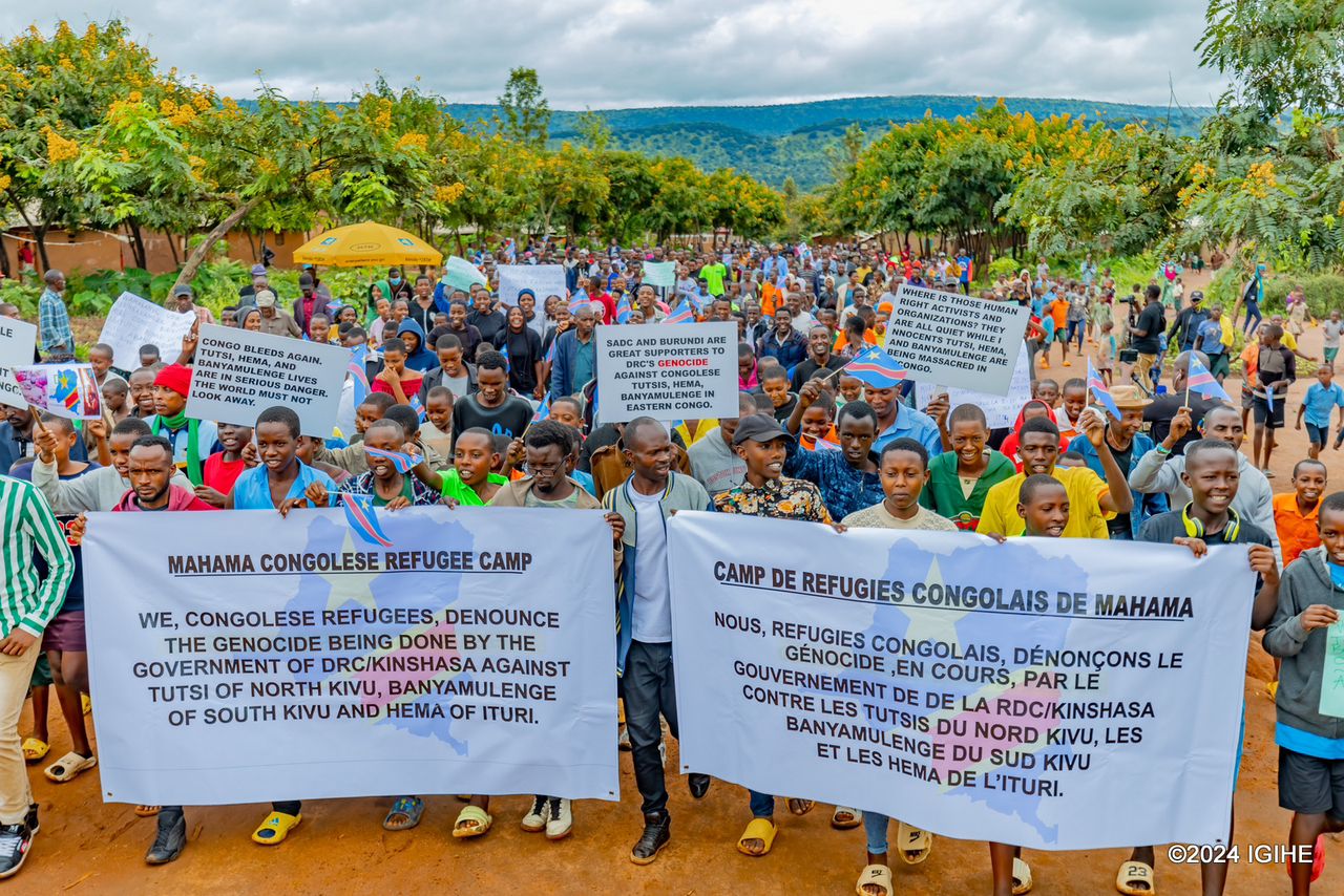 Mahama (Rwanda): Congolese Tutsi refugees from Mahama joined their ...